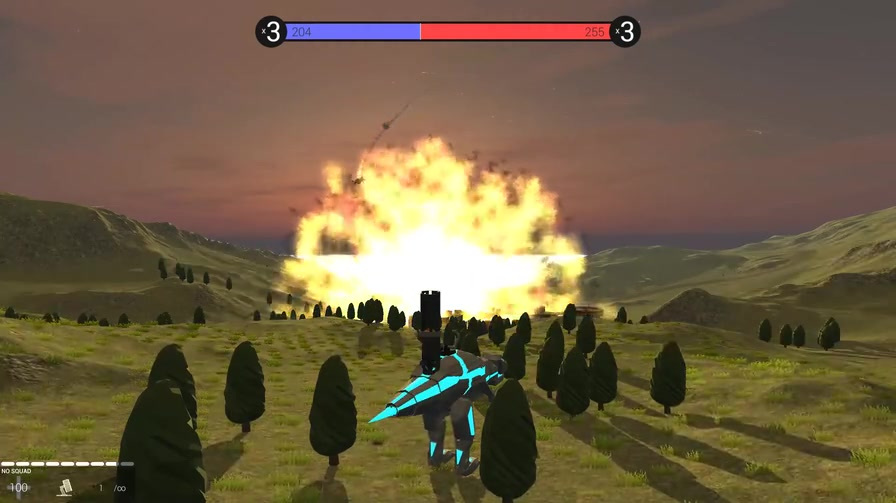 战地模拟器:身上背着核弹发射器的霸王龙称霸战场