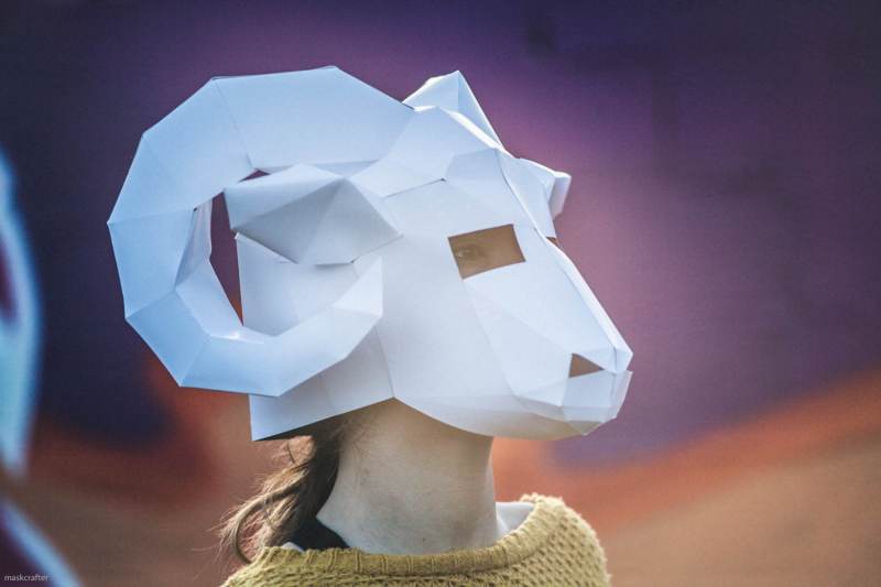 用卡纸制作的面具,套在头上很有趣,你最想制作谁的面具?