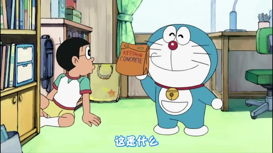 哆啦A梦:大雄的决心病又犯了,刚坐下三分钟,又犯困打瞌睡了