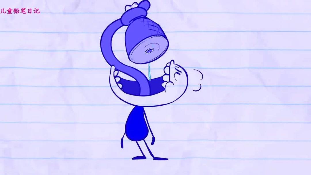 趣味动画:哇哦!这喷泉的水真好玩啊!