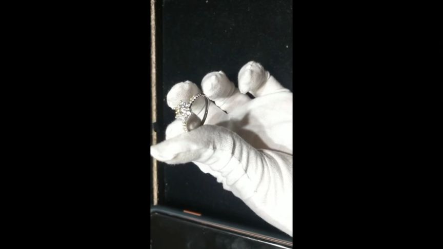 18K钻石戒指改圈