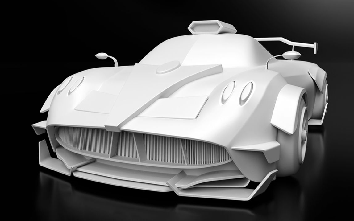 【MAYA建模】柯尼塞格神车模型制作,maya零基础布线卡线教学