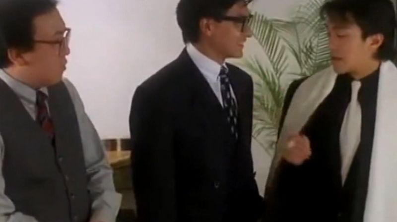 刘德华:怎么还没到!周星驰:穿的帅点上班!