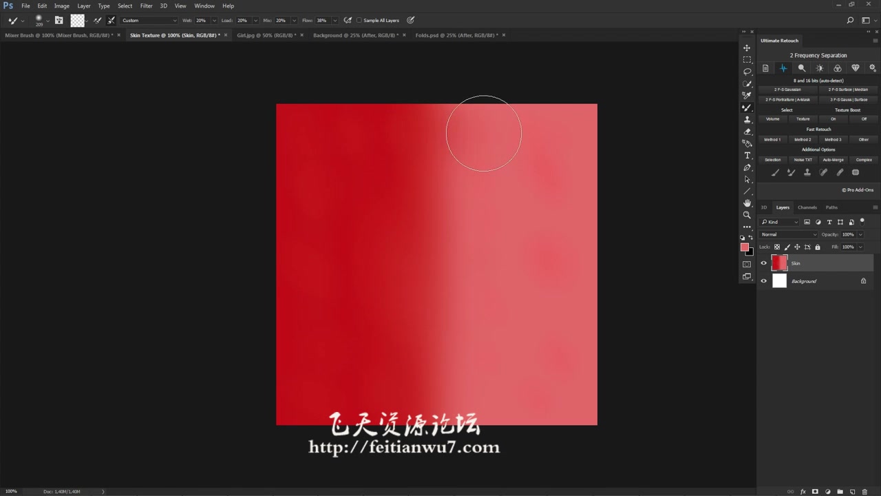...影楼终极人像精修ps磨皮扩展面板Ultimate Retouch 3.5汉化版|(附教程)