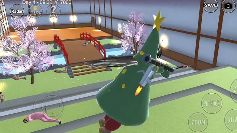 樱花校园模拟器:探查桃子组秘密基地,发现幕后老大,解锁新武器