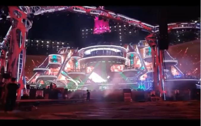 华晨宇火星演唱会彩排现场视频