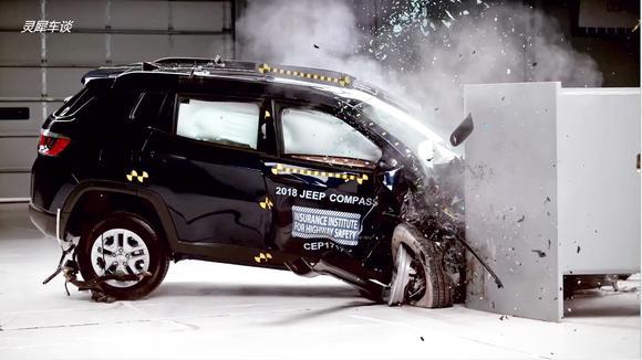史上最严苛SUV碰撞测试!看Jeep指南者咋样?副驾驶64公里小角度