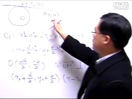 12由圆的一般式求切线方程式的公式