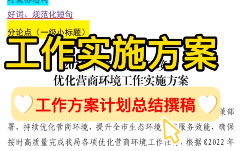 【逸笔公考】工作实施方案怎么写❓看看这篇生态环境局的范文,专业...