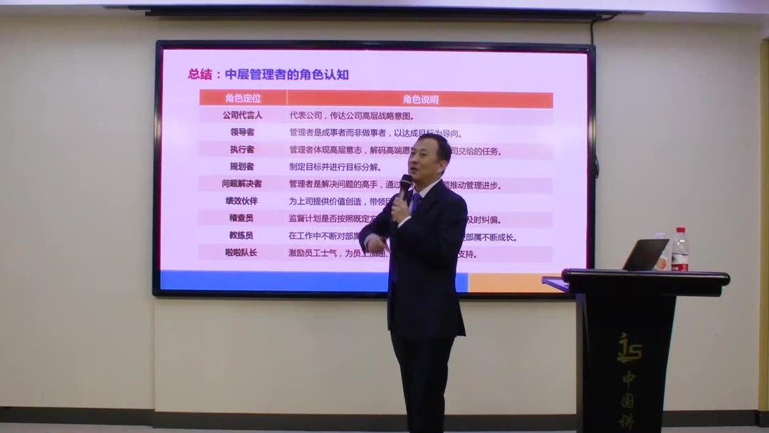 谢瑞宝老师:管理者角色认知