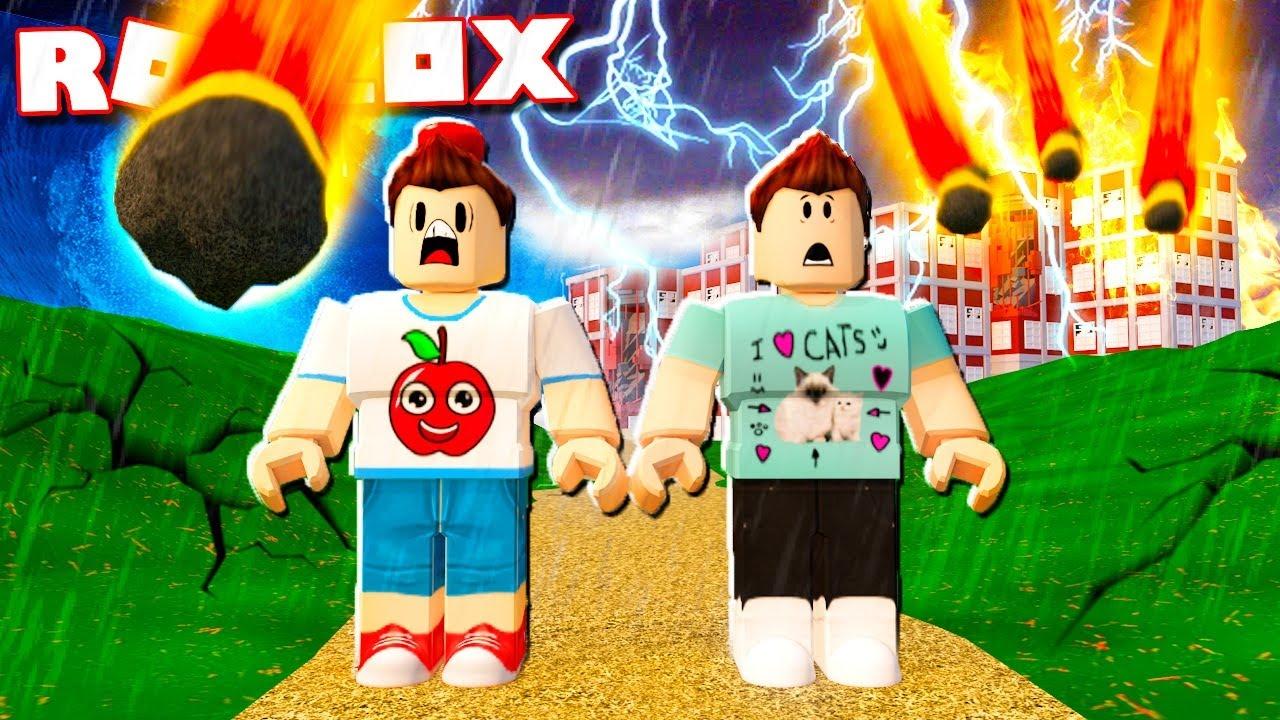 小飞象解说 Roblox皇家灾难模拟器 岩浆+僵尸+龙卷风恐怖出击!