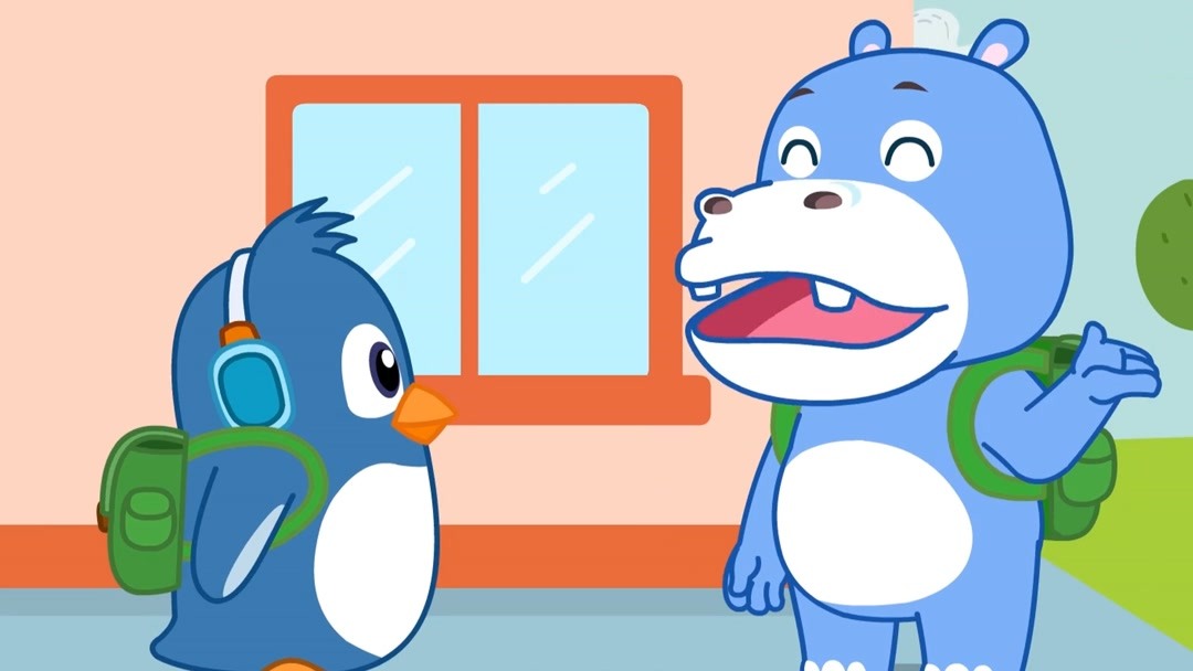 宝宝巴士:放学时下雨了,没带雨伞的小朋友真苦恼啊