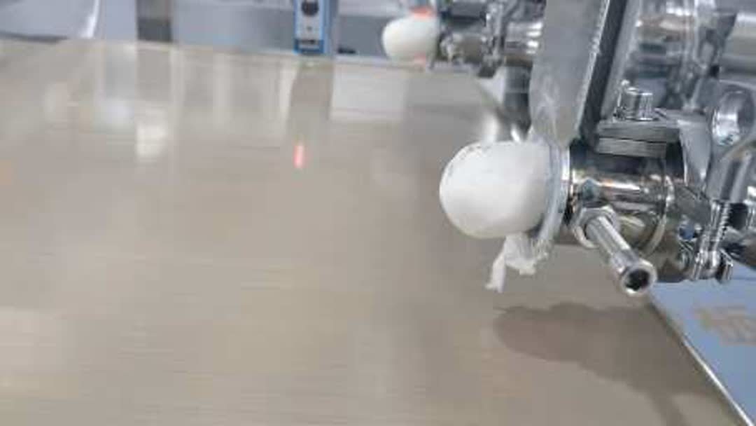 安徽全自动烙馍机好不好用?展示安徽全自动烙馍机生产线!