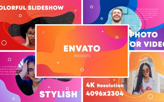 AE模板-时尚人物介绍视频产品介绍视频模板开场片头模板动感时尚...