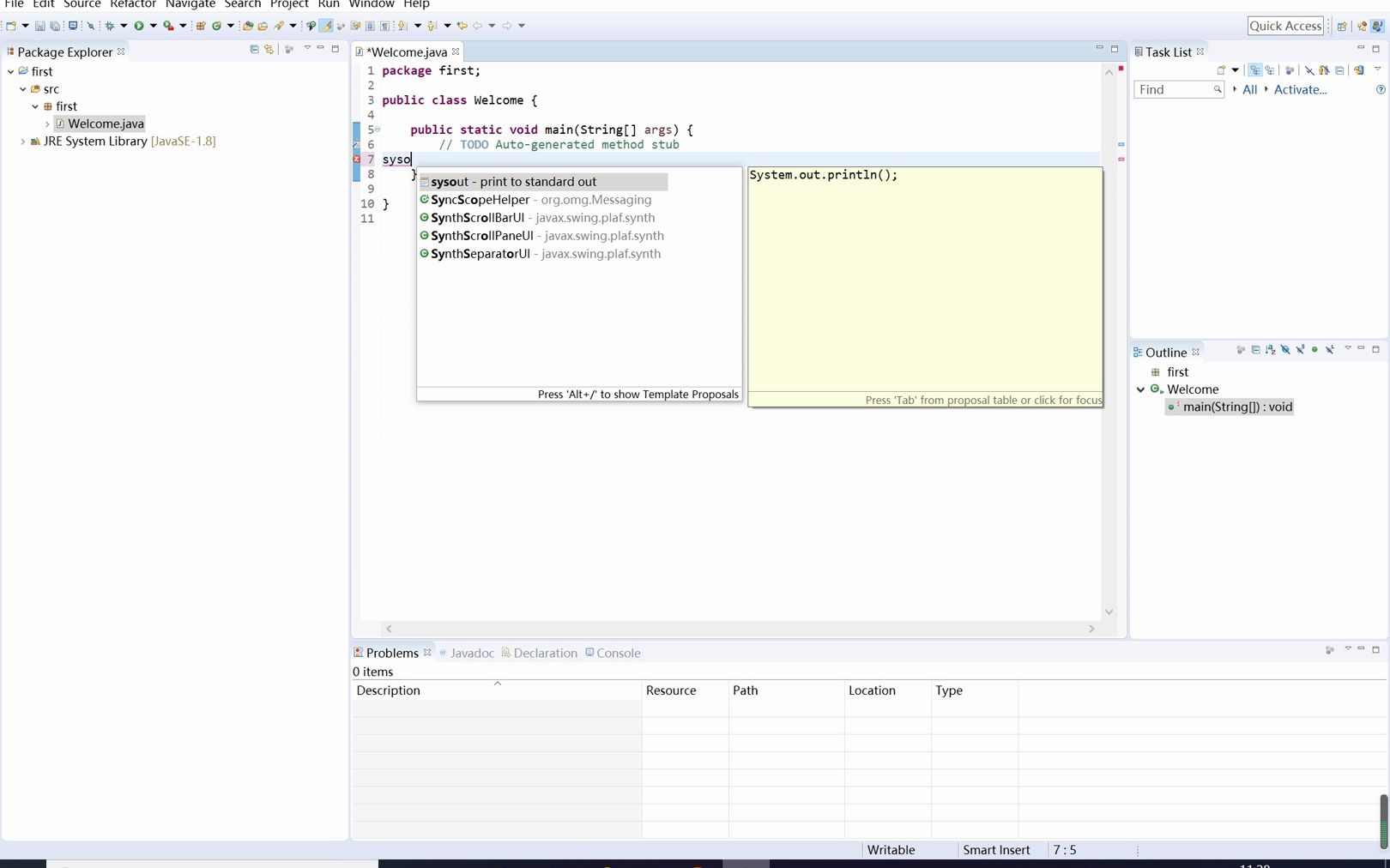 1.2.2eclipse的使用