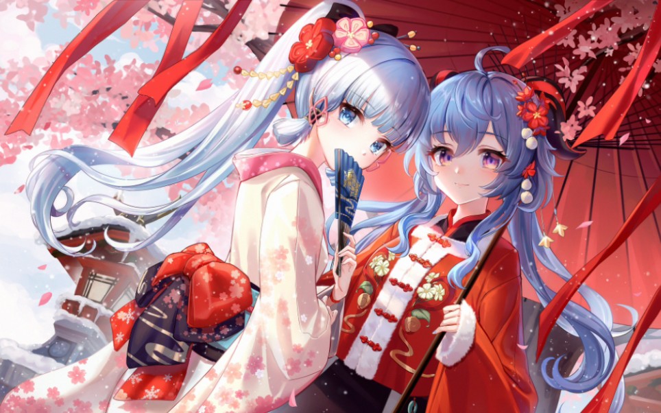 甘雨、绫华上下双冰c通关满星深渊