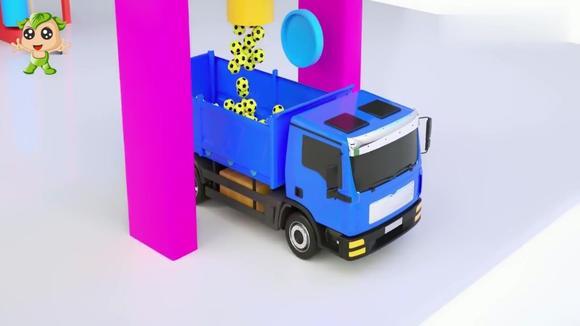 工程车大卡车玩具,儿童动画片
