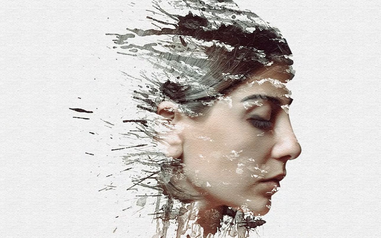 【PS教程#2】创意油漆飞溅效果