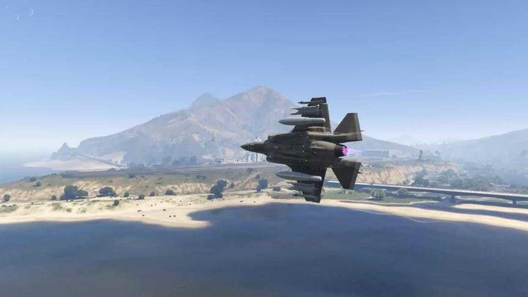 模拟飞行-美国F35战斗机,偷袭军事基地