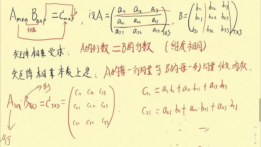 给你们介绍“矩阵乘法”,新角度哟!
