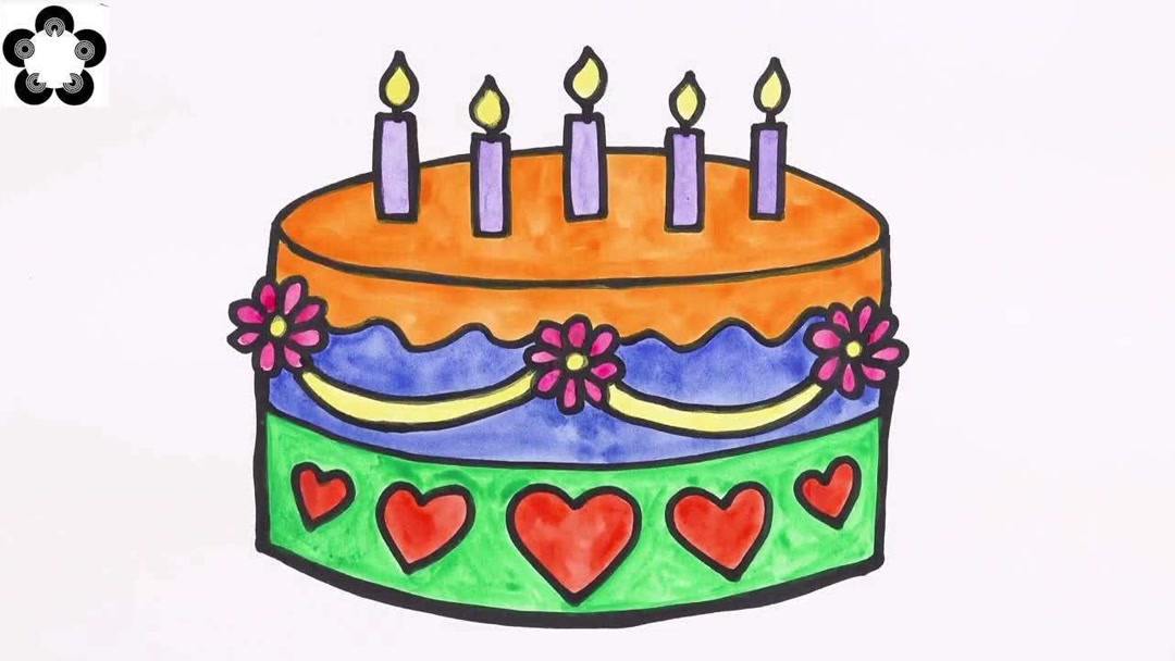 如何画出漂亮的蛋糕, 是不是很简单