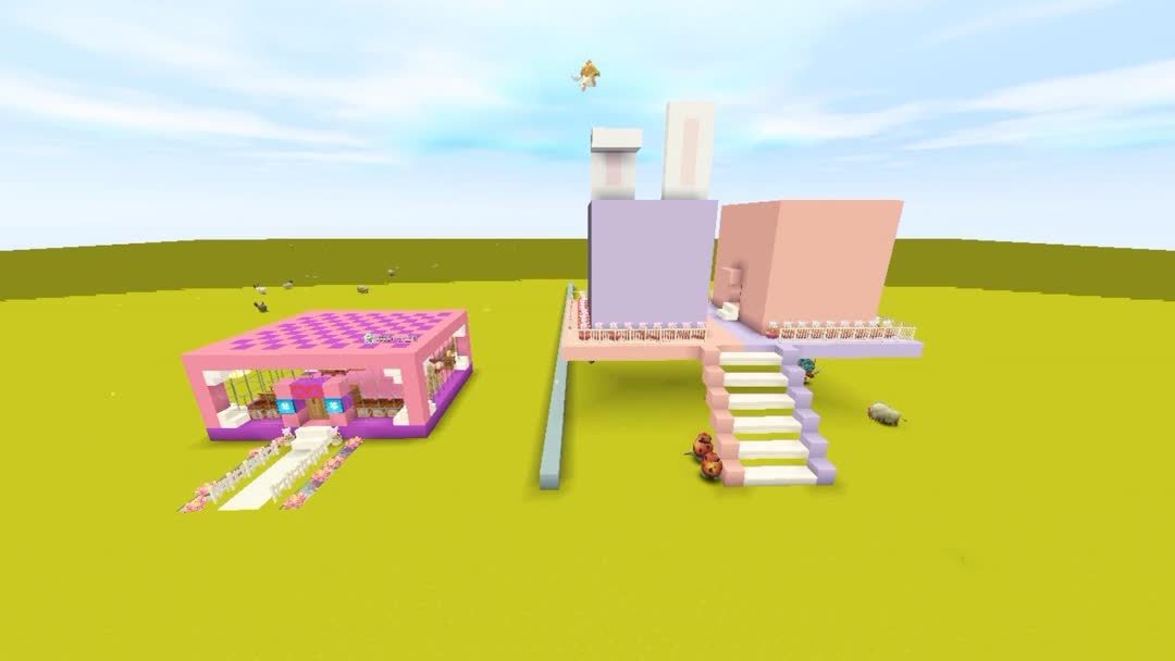 迷你世界:闺蜜别墅建筑大赛,首次有小伙伴能后来者居上