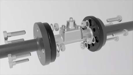 松套法兰安装视频