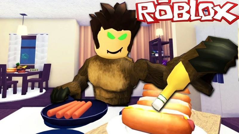 Roblox狼人杀模拟器 月圆之夜惊险万分屋顶戏耍狼人!小飞象解说