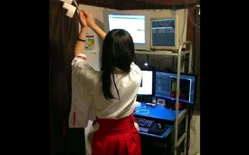 妹妹是这样给电脑杀毒的