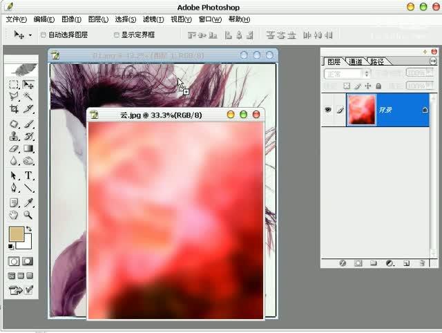 ps如何利用通道抠出人物的头发