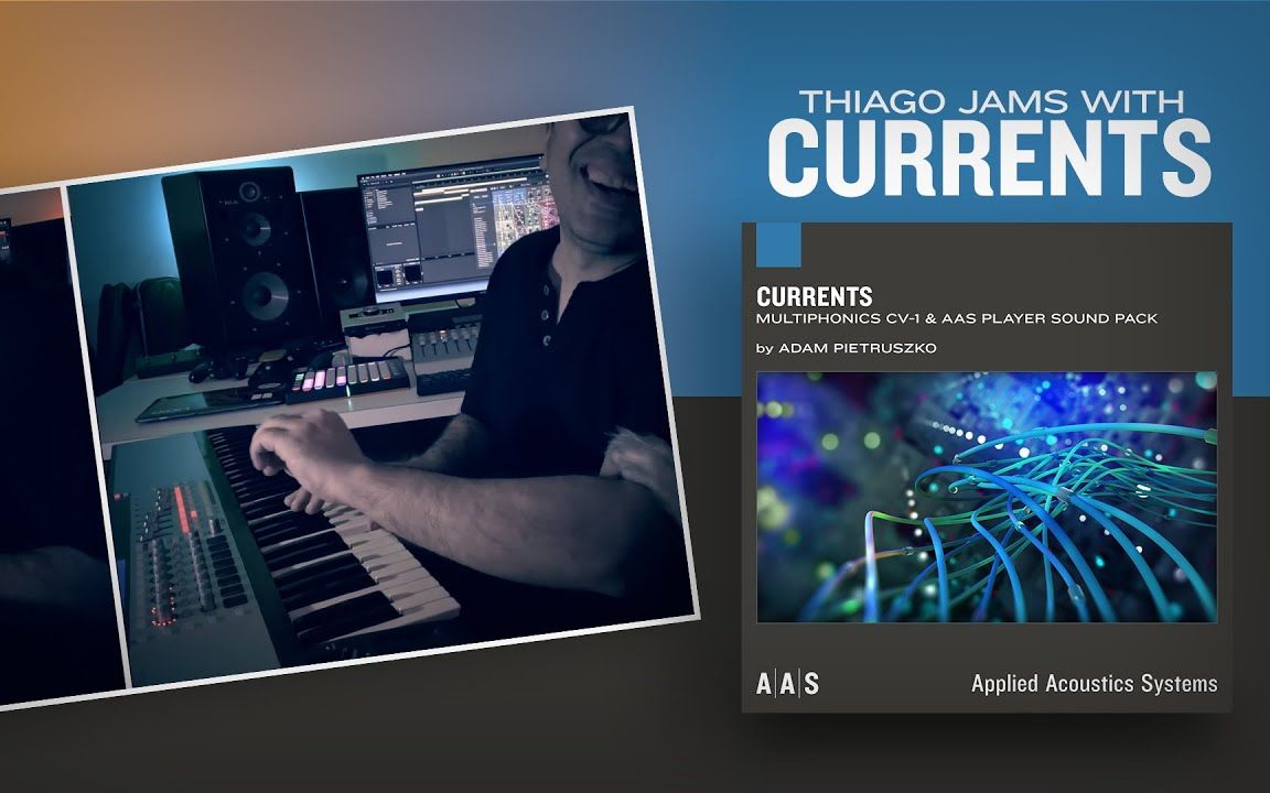 AAS CV-1 新扩展 Currents 物理建模模块化合成器新扩展音色库试听