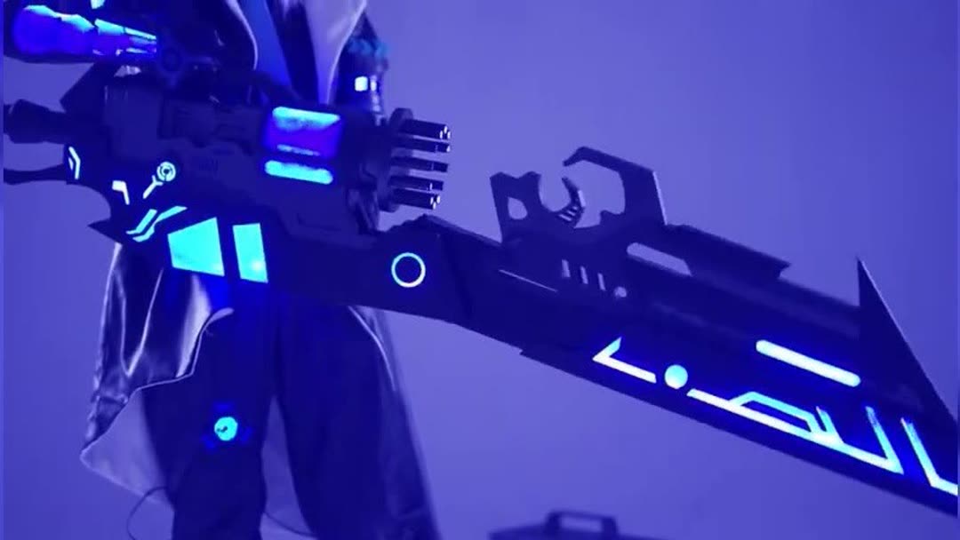 cos道具凹凸世界格瑞生还者格瑞私设武器电动折叠打开