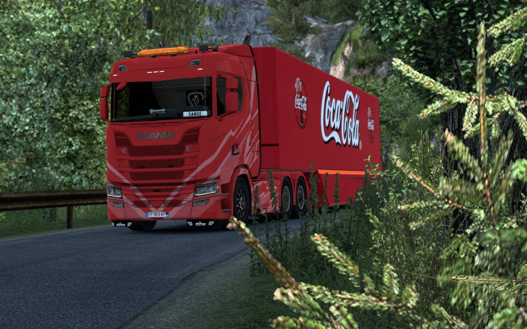 欧洲卡车模拟2 - 乌托邦地图 全山路分享 20211014