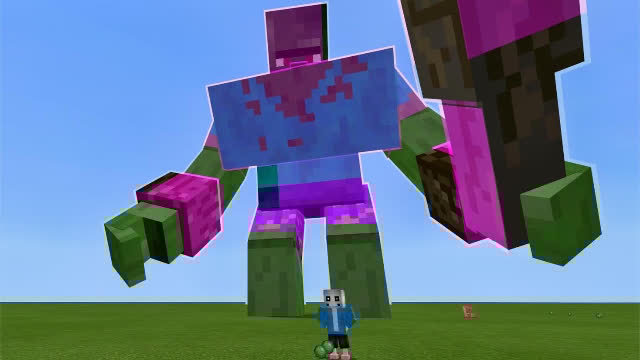 我的世界传说之下sans挑战泰坦突变怪物