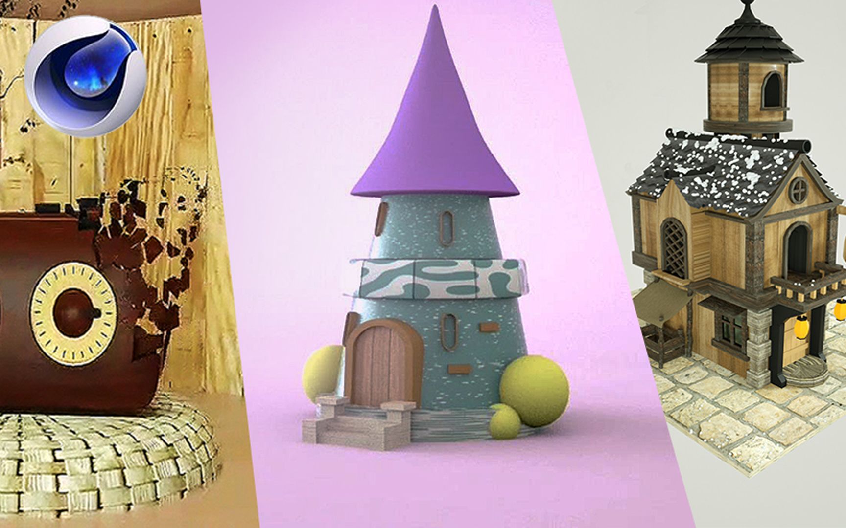 耗时近96小时!自制C4D建模产品渲染合集效果!