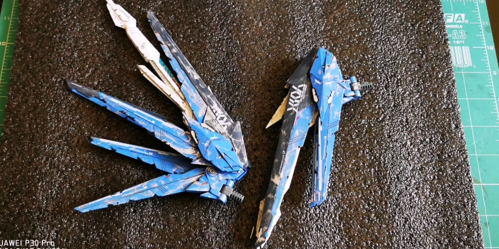 SEED自由高达 初次微战损制作