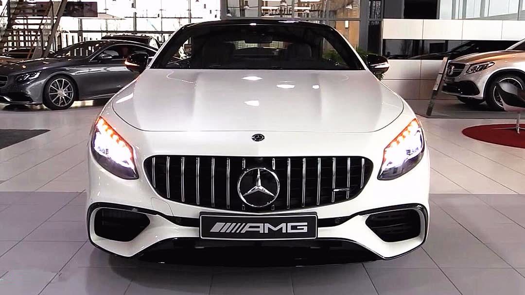 打开2018款S级奔驰AMG的无框车门,夜视系统亮起时立马心动了!