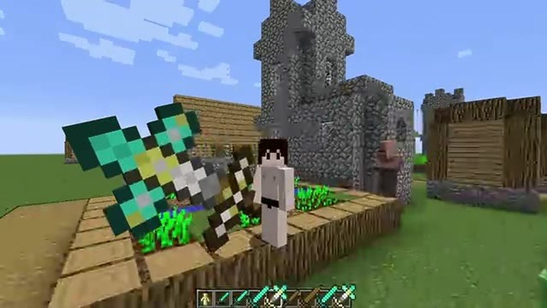 我的世界 放大武器是什么操作,来学习一下吧