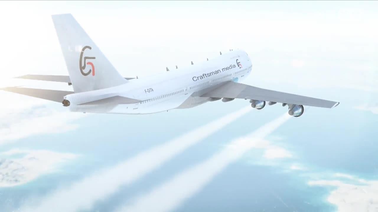 震撼3d飞机模型