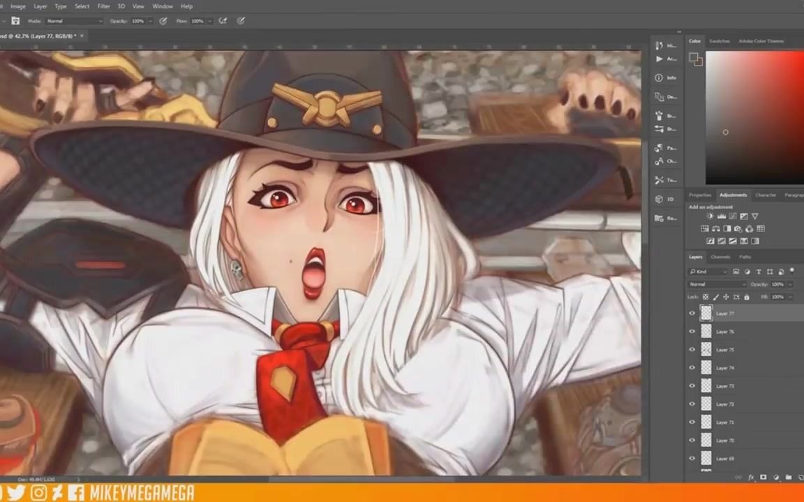 【mikeymegamega】绘画参考练习