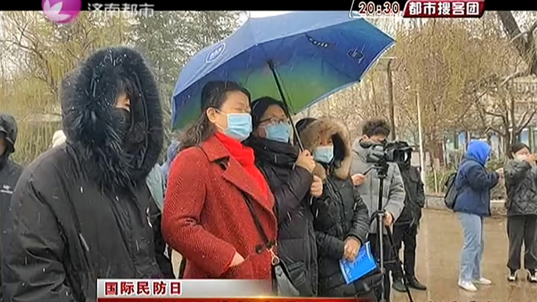 人防法规宣传教育进社区 普及防空防灾知识