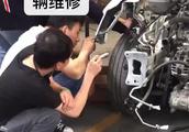 第16期学员在学习二手车检测鉴定技术#汽车#