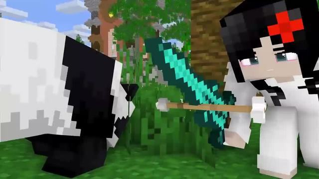 我的世界MC动画:森林保卫战,him下跪痛哭!