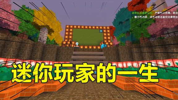 迷你世界:迷你世界玩家的一生,太感人了,勾起我的回忆