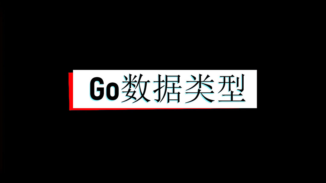 Go语言入门第2课,初识数据类型