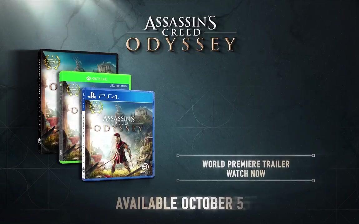 《刺客信条 奥德赛》媒体试玩好评宣传视频