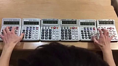 计算器演奏名侦探柯南主题曲