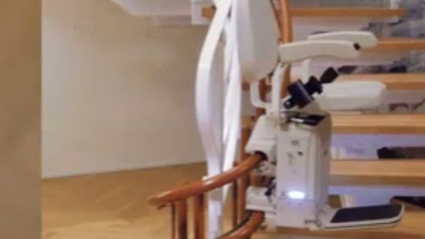 曲线型家用座椅电梯楼梯升降机