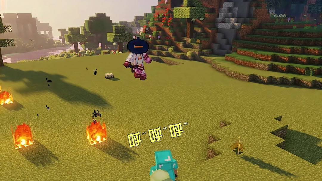 我的世界:怕怕你怎么这么傻啊