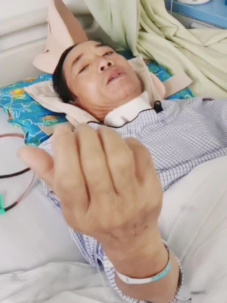 拔掉了气管爸爸能说话手脚能动了,他说简直是神qi ‍⚕️就是华tuo...